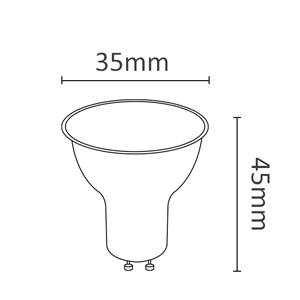 หลอดLED MR11 220V 5W 6000K 36D | โคมไฟLED หลอดไฟLED ขายส่ง ราคาโครงการ