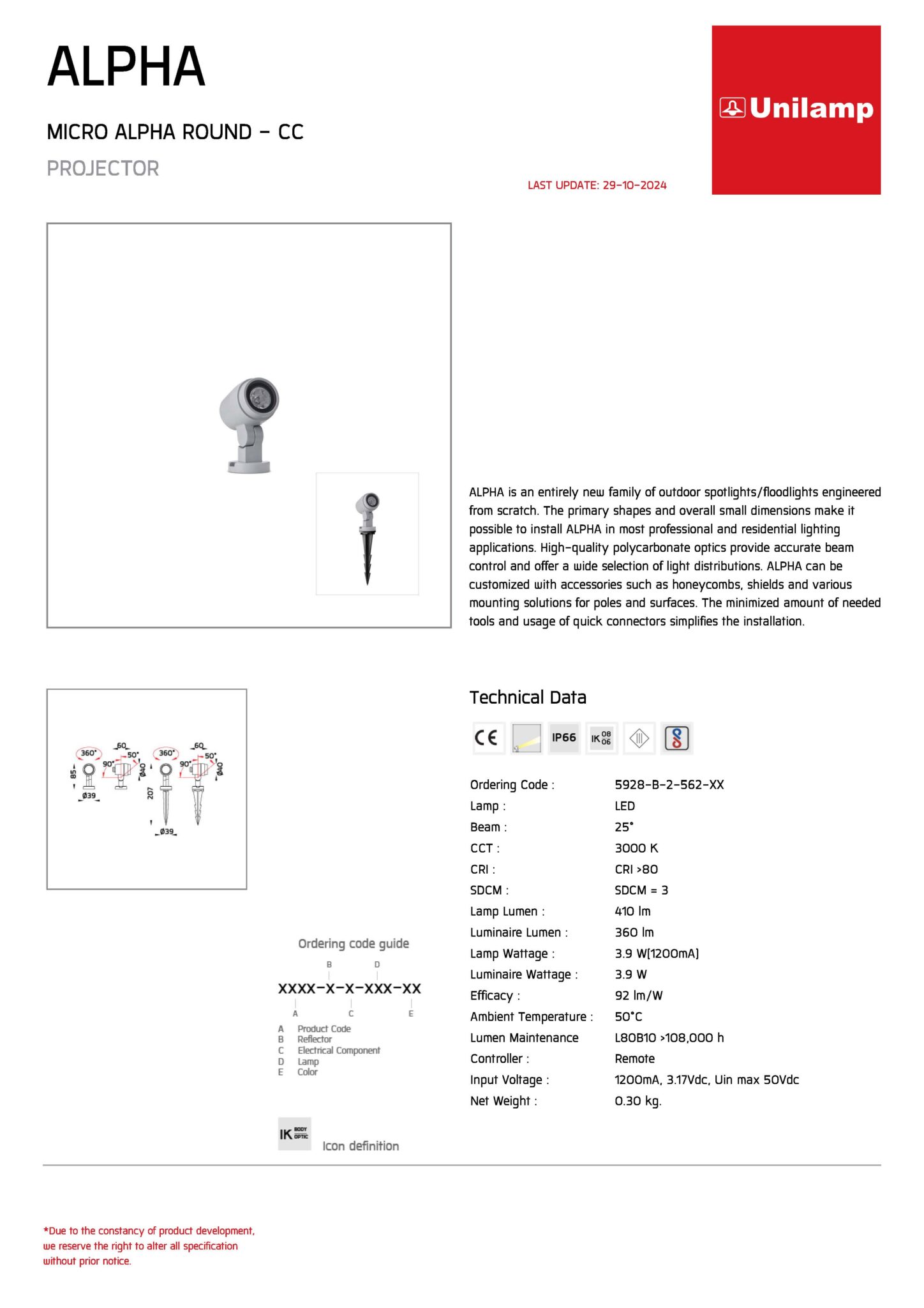 MICRO ALPHA ROUND-5928 | โคมไฟLED หลอดไฟLED ขายส่ง ราคาโครงการ